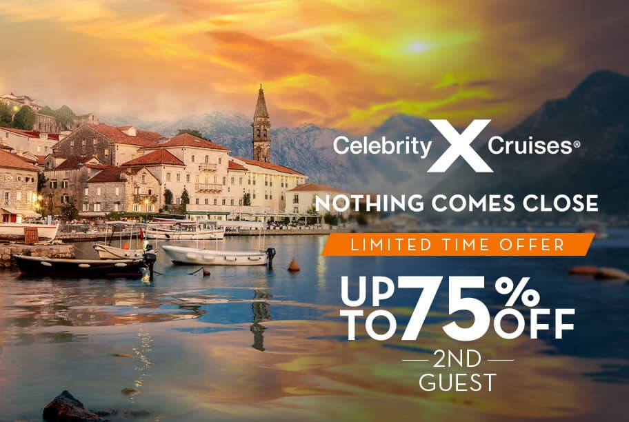 Celebrity - Up to 75% Off 2nd Guest - Europe Cruises | Cruise Guru